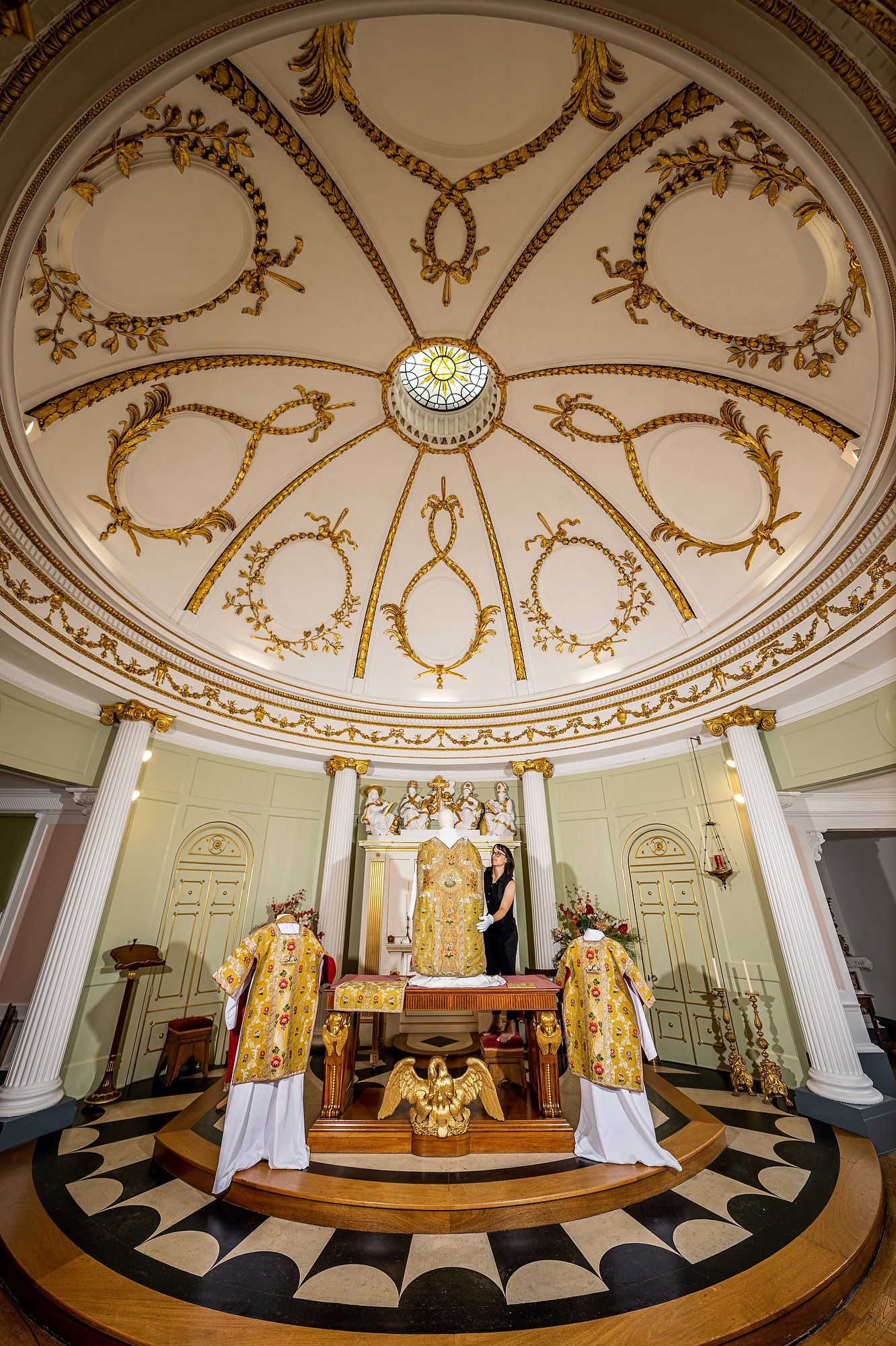 18th century priests’ vestments from Bar Convent secret chapel’s inaugural mass reunited for ...