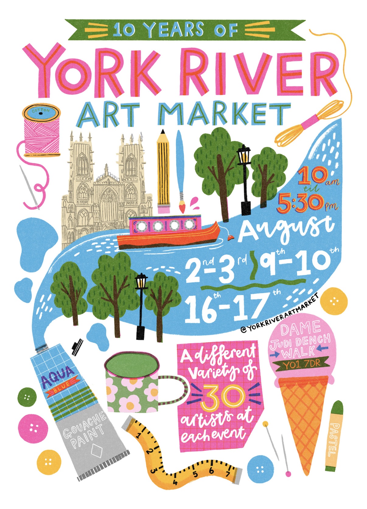 York River Art Market’s 10th anniversary as city’s answer to Paris’s ...